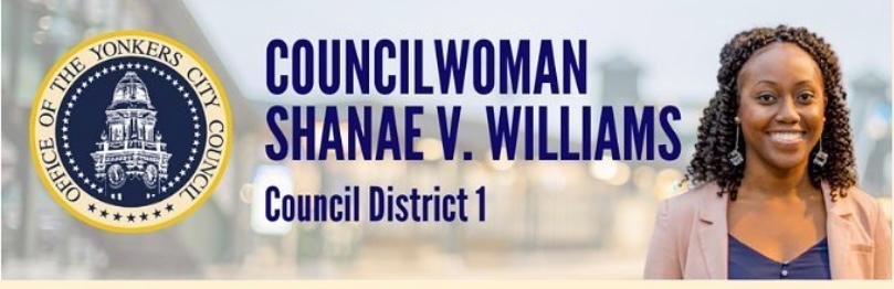 News from Councilwoman Shanae Williams – Yonkers – Pluma Libre News